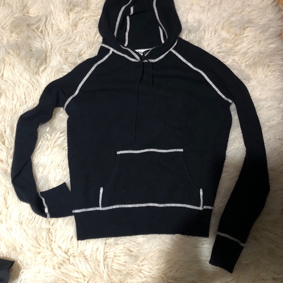 TSE | Sweaters | Tsesay Black 0 Cashmere Hoodie | Poshmark